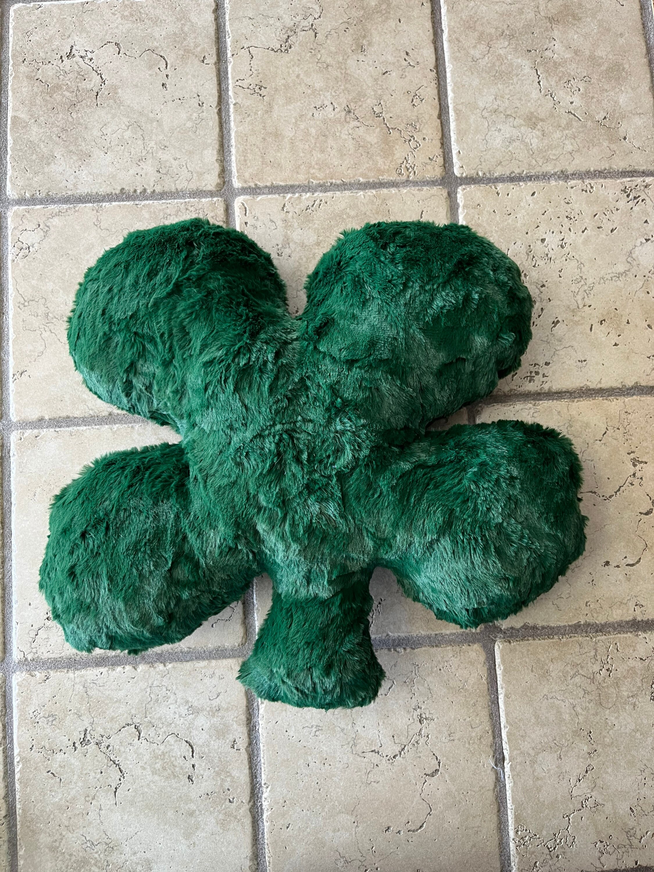 Shamrock Pillow, Four Leaf Clover, Saint Patrick's Day Decor, Green ...