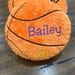 Personalized Basketball Pillow, Soft Minky Plush Throw Pillow, Kids ...