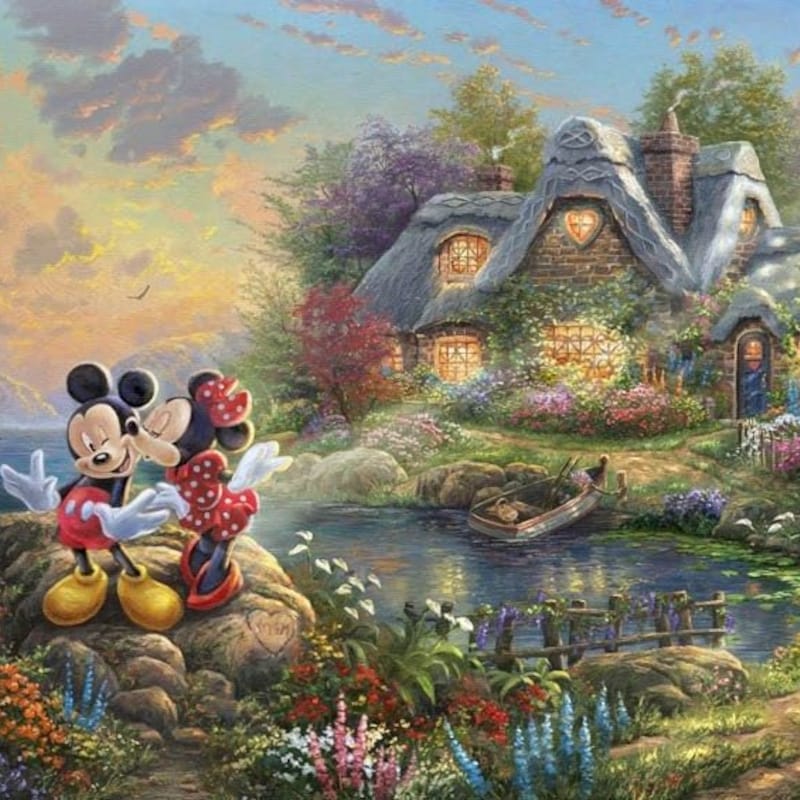 Mickey Mouse Fabric Panel - Etsy