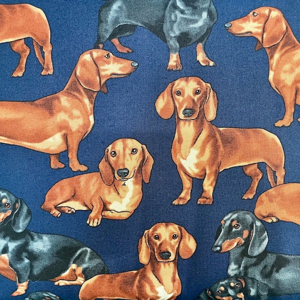 Dachshund Fabric - Etsy
