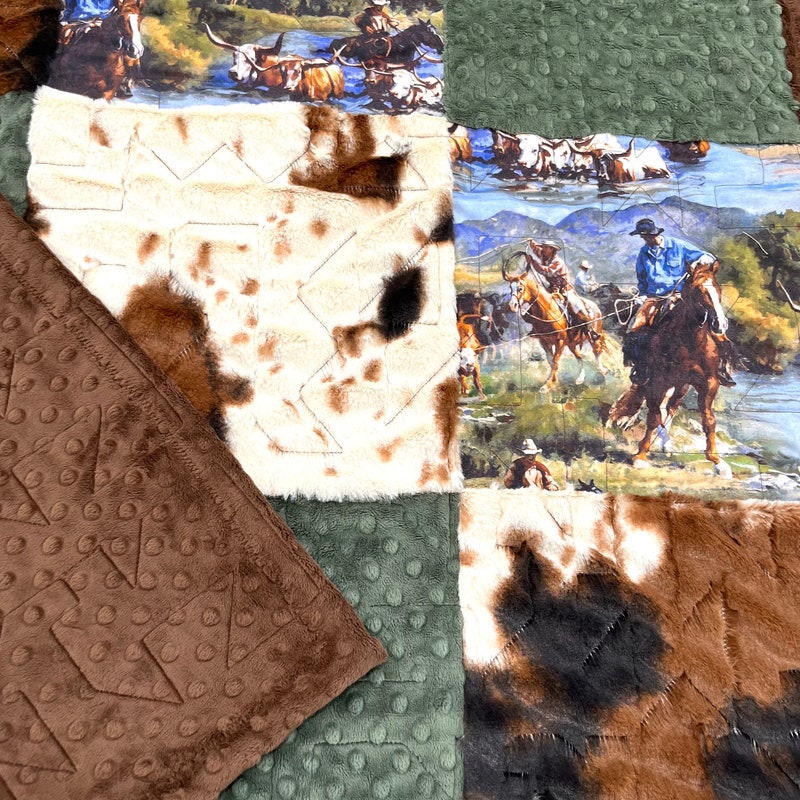 Cowboy Baby Quilt - Etsy