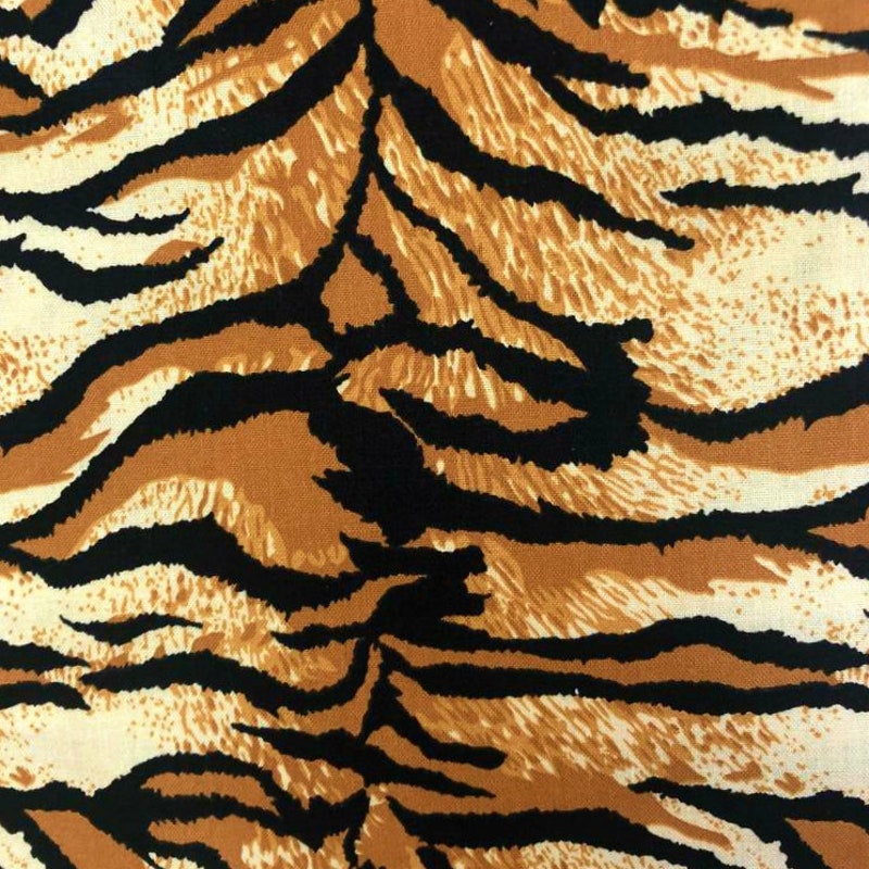 Tiger Fabric - Etsy