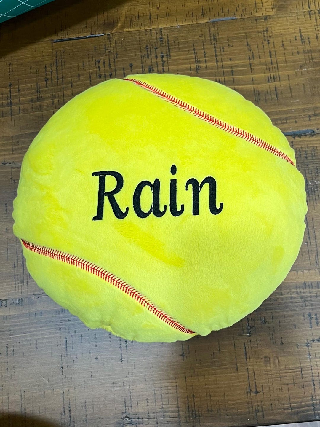 Personalized Softball Pillow, Name Embroidered (not Vinyl) Gift for ...