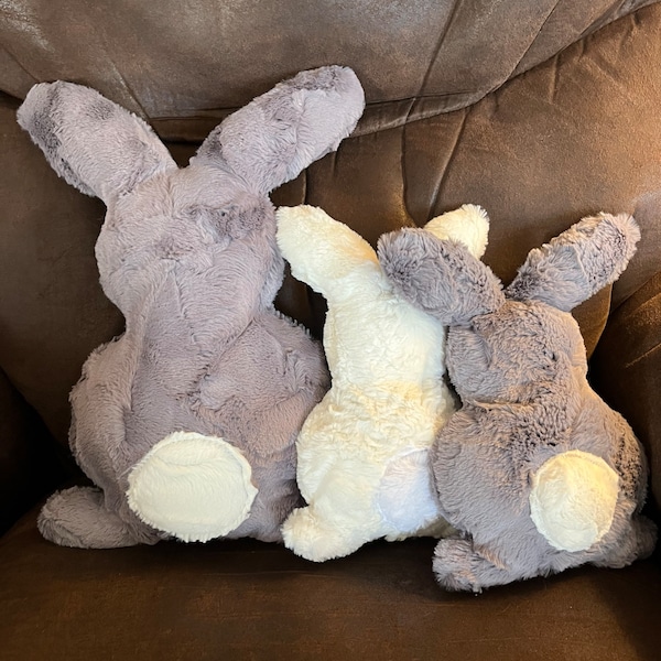Rabbit Plush Pillow - Etsy