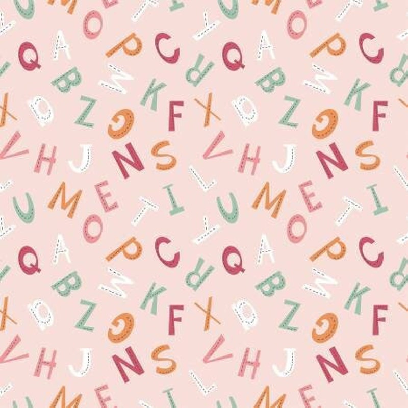 Alphabet Fabric - Etsy