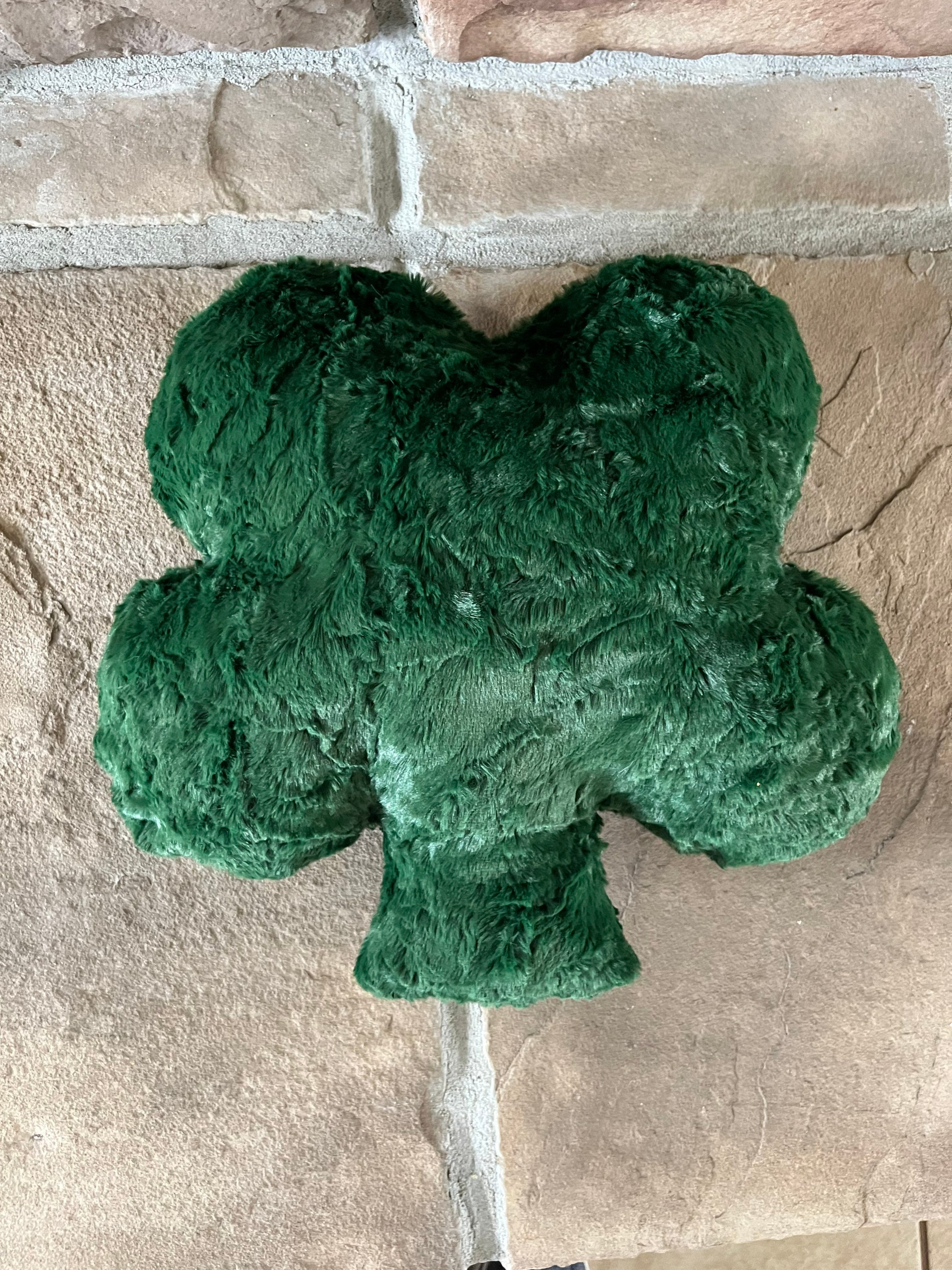 Shamrock Pillow, Four Leaf Clover, Saint Patrick's Day Decor, Green ...