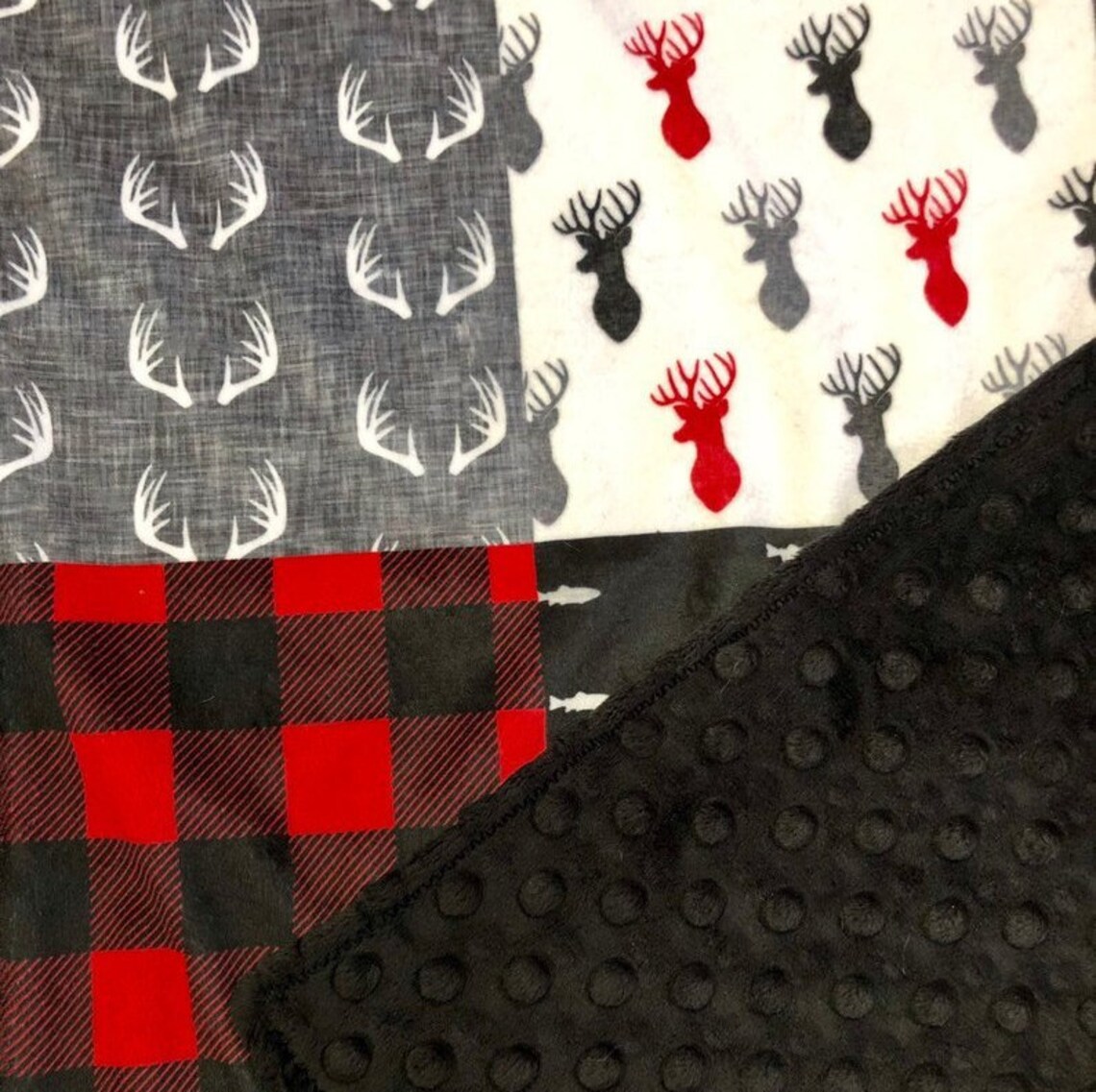 Little Man Burp Clothminky Burp Clothwoodland Buck Deernew - Etsy