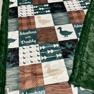 Duck Hunting Blanket Baby Camo Personalized Baby Boy Green - Etsy