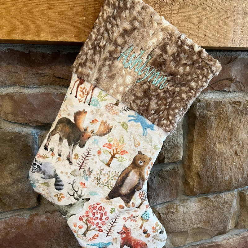 Moose Stocking - Etsy