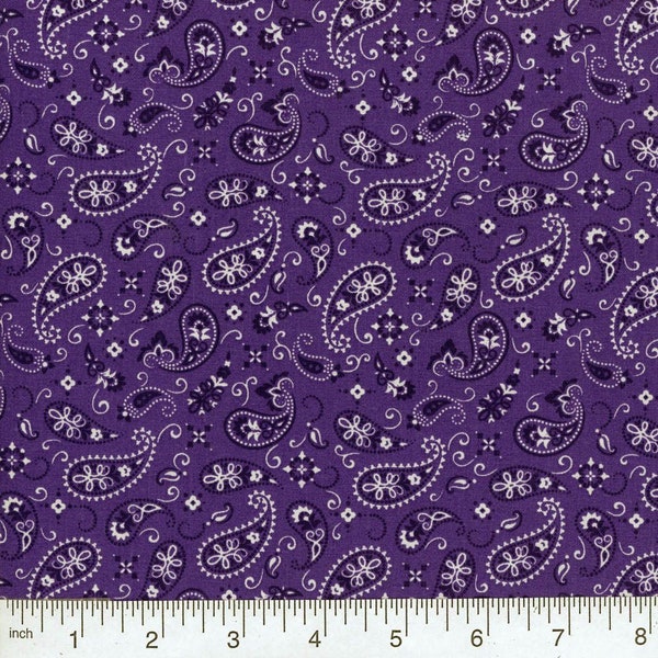 Purple Bandana - Etsy