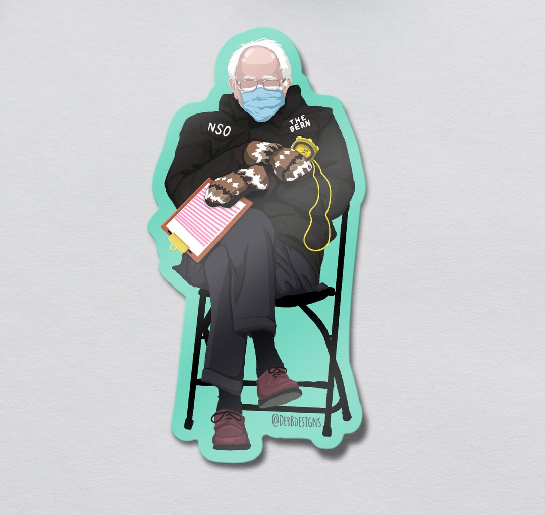 Inauguration Bernie - Non Skating Official - NSO Sticker - Etsy