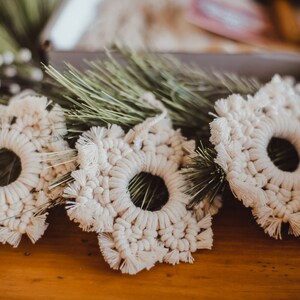 DIY Macrame Snowflake Kit Beginner Macrame Kit Christmas Macrame Kit - Etsy