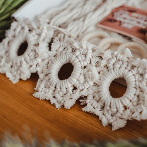 DIY Macrame Snowflake Kit Beginner Macrame Kit Christmas Macrame Kit - Etsy