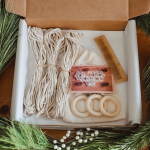 DIY Macrame Snowflake Kit Beginner Macrame Kit Christmas Macrame Kit - Etsy