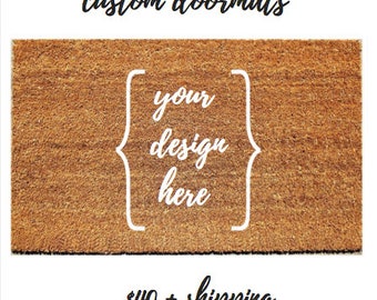 Custom doormat | Etsy