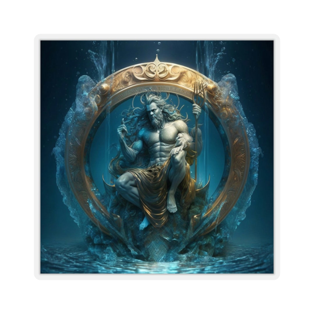 Aquarius Zodiac God Male3 - Etsy