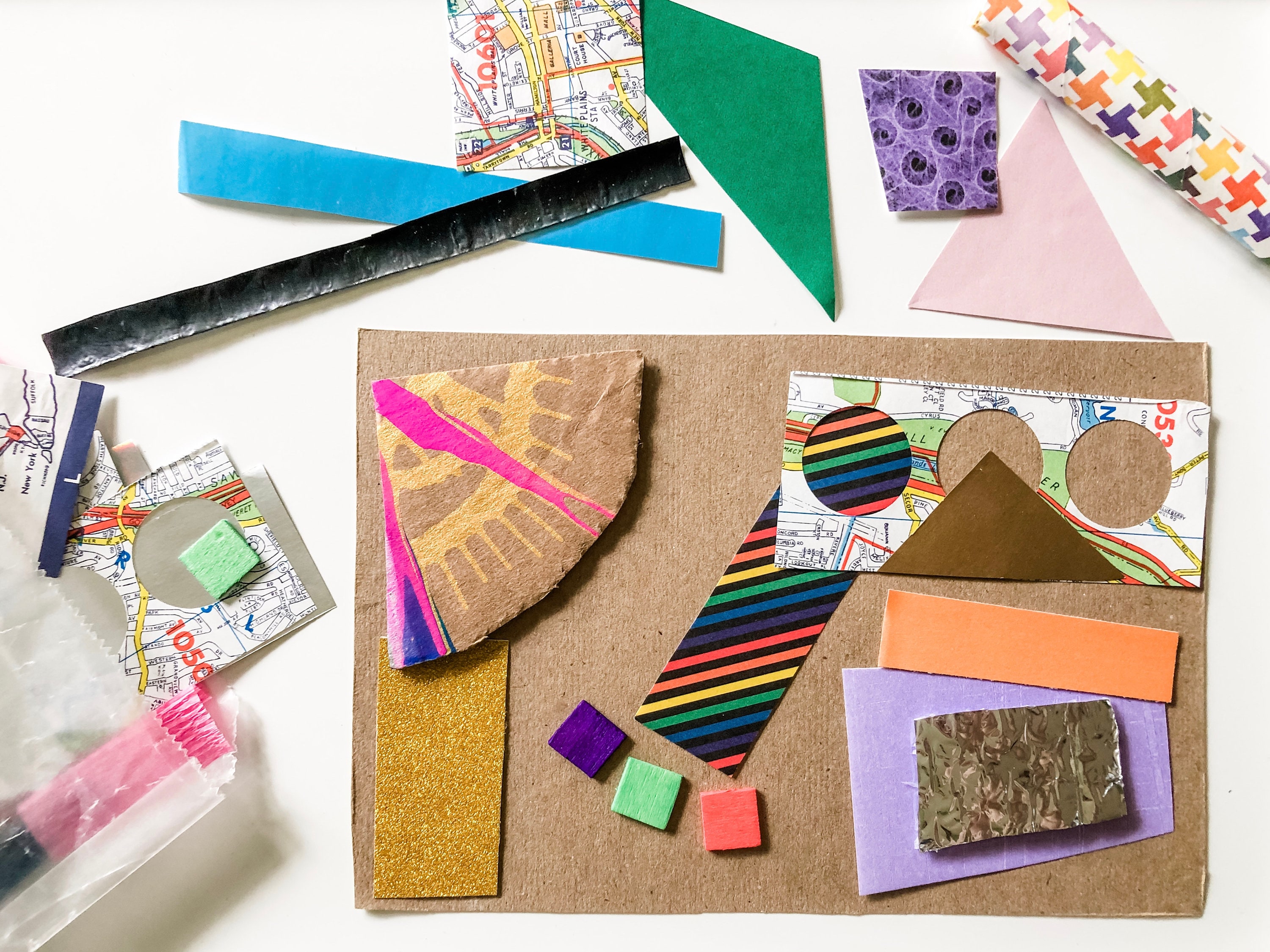 Kit de collage de materiales reciclados | Etsy