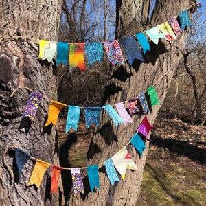 Fabric Scrap Banner | Eco Friendly Crafts | Recycled Materials ...