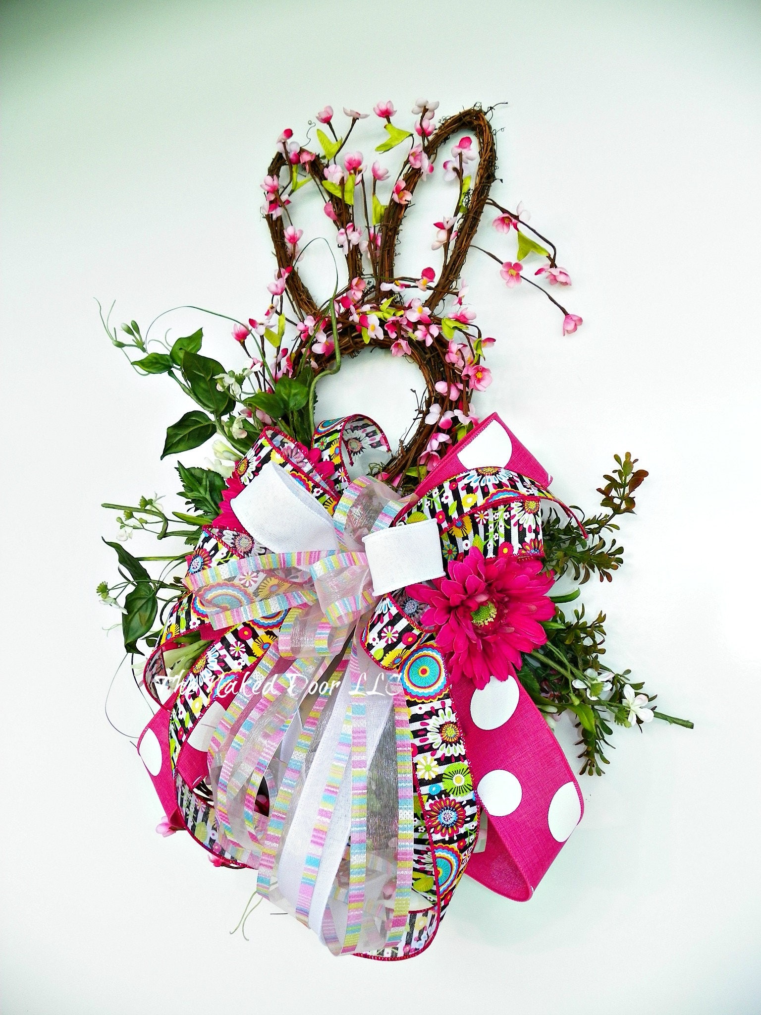 Bunny Grapevine Wreath Bunny Wreath Easter Wreath Spring - Etsy