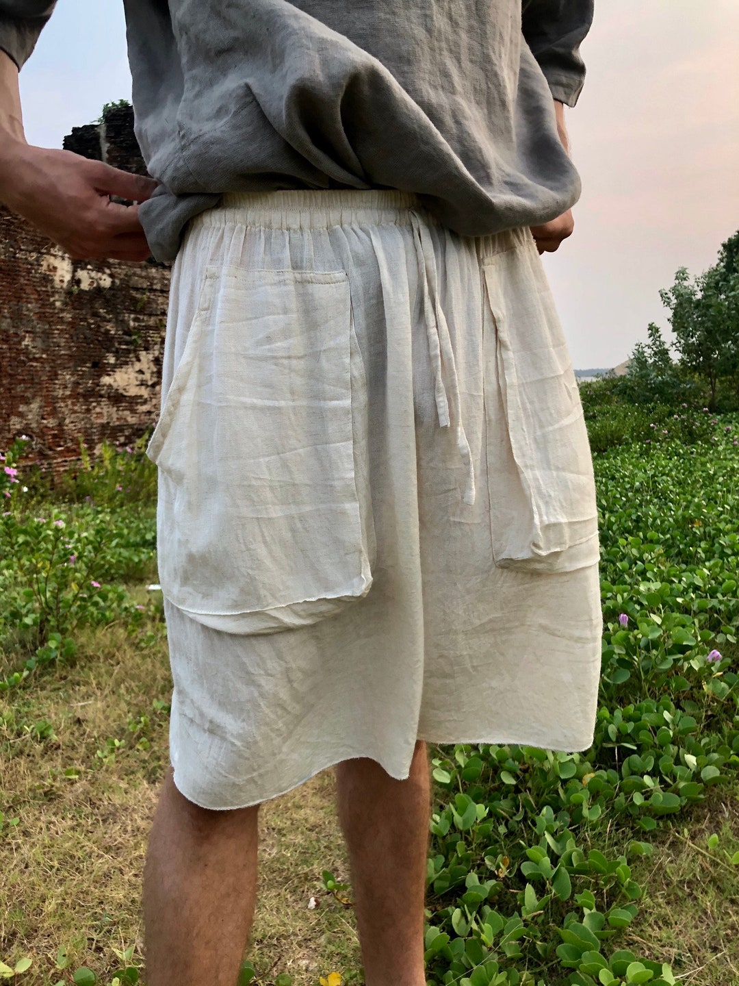 Handmade Hemp Shorts / Organic Hemp / Custom Clothing / Boho Hipster ...