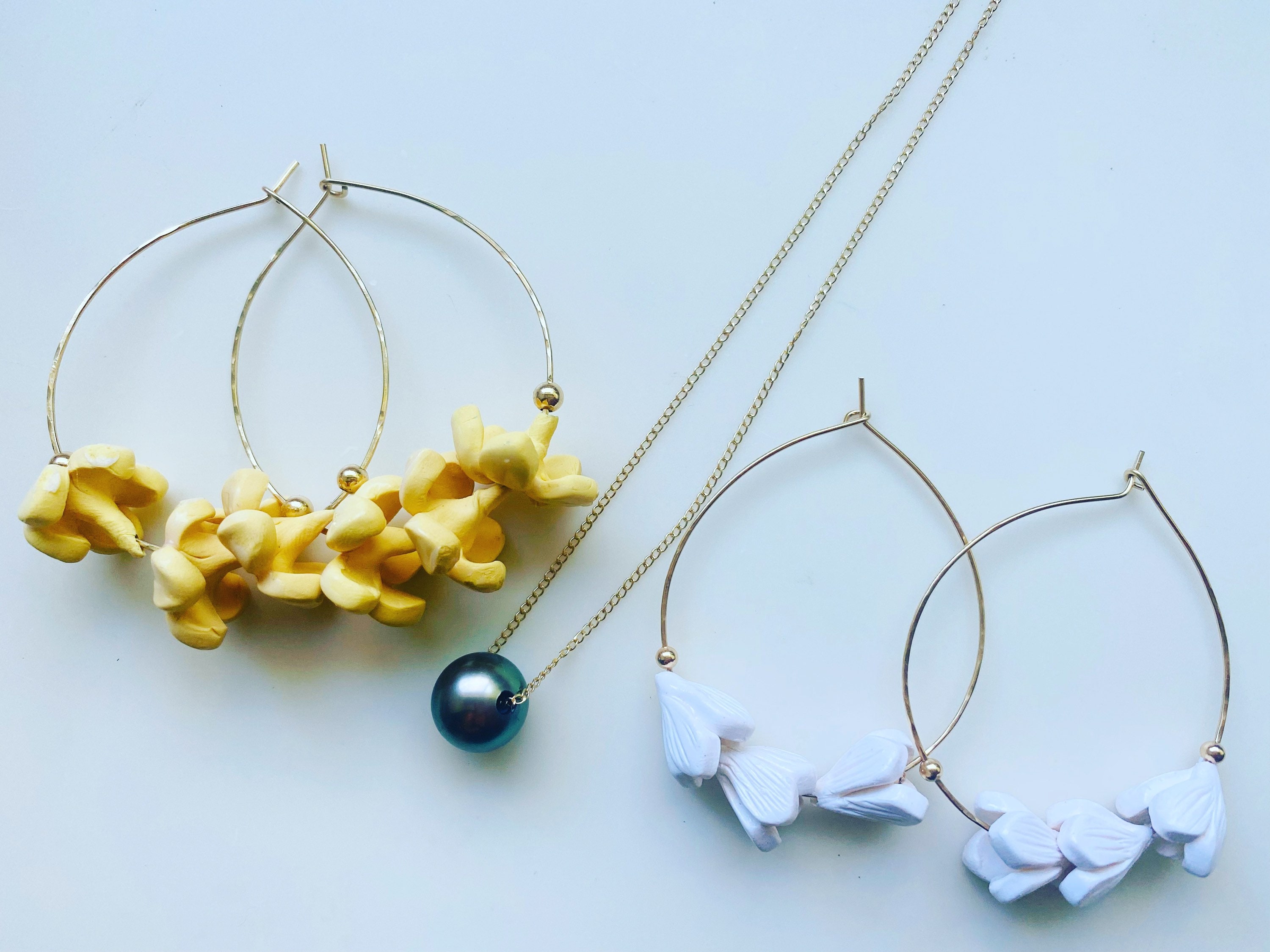 Puakenikeni or Pikake 14K Gold Filled Earrings - Etsy