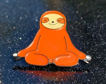 Sloth Enamel Pin - Etsy