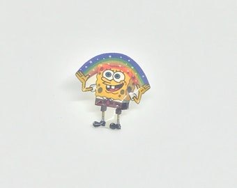 Spongebob pin | Etsy