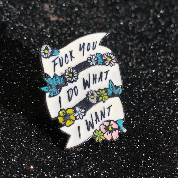 Fuck You Pin Etsy