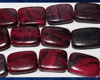 Red and black stone | Etsy