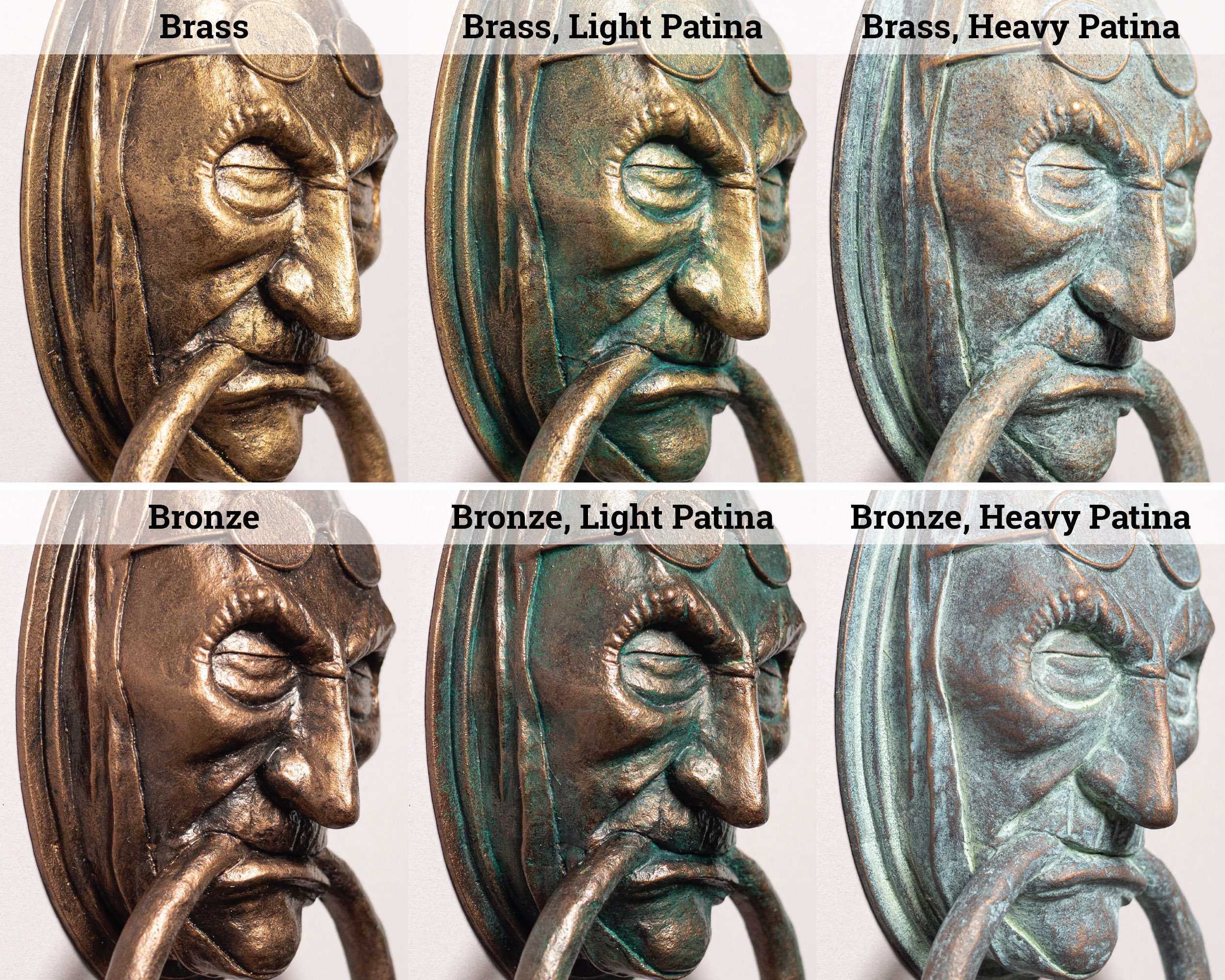 Jacob Marley Door Knocker Replica Faux Metal Finish A | Etsy