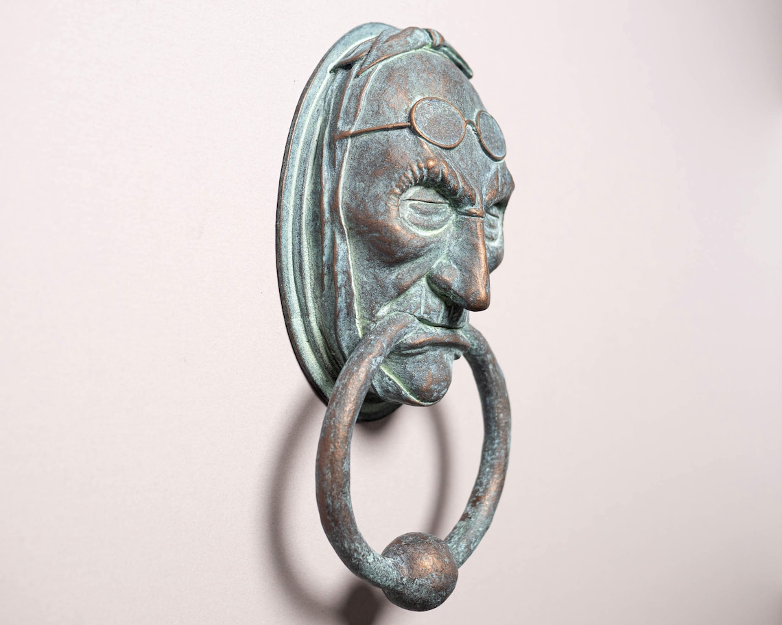 Jacob Marley Door Knocker Replica Faux Metal Finish A | Etsy