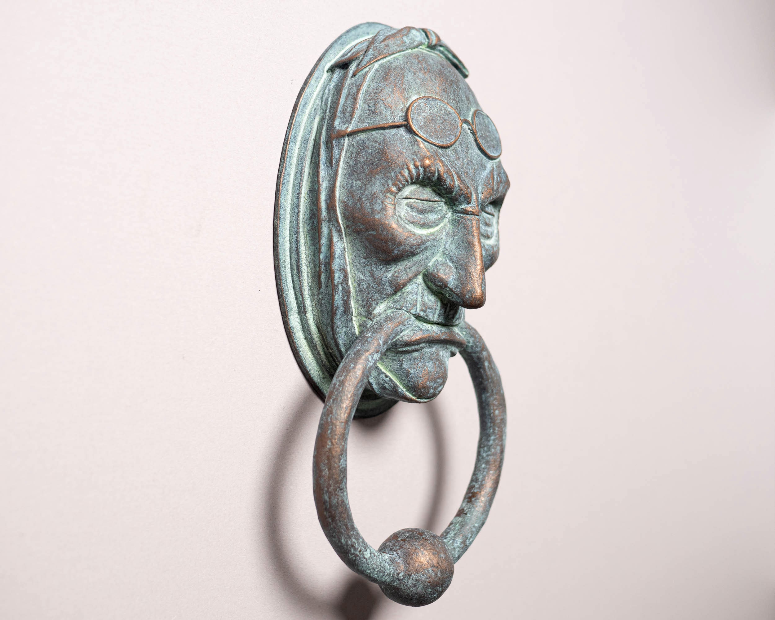 Jacob Marley Door Knocker Replica Faux Metal Finish A | Etsy