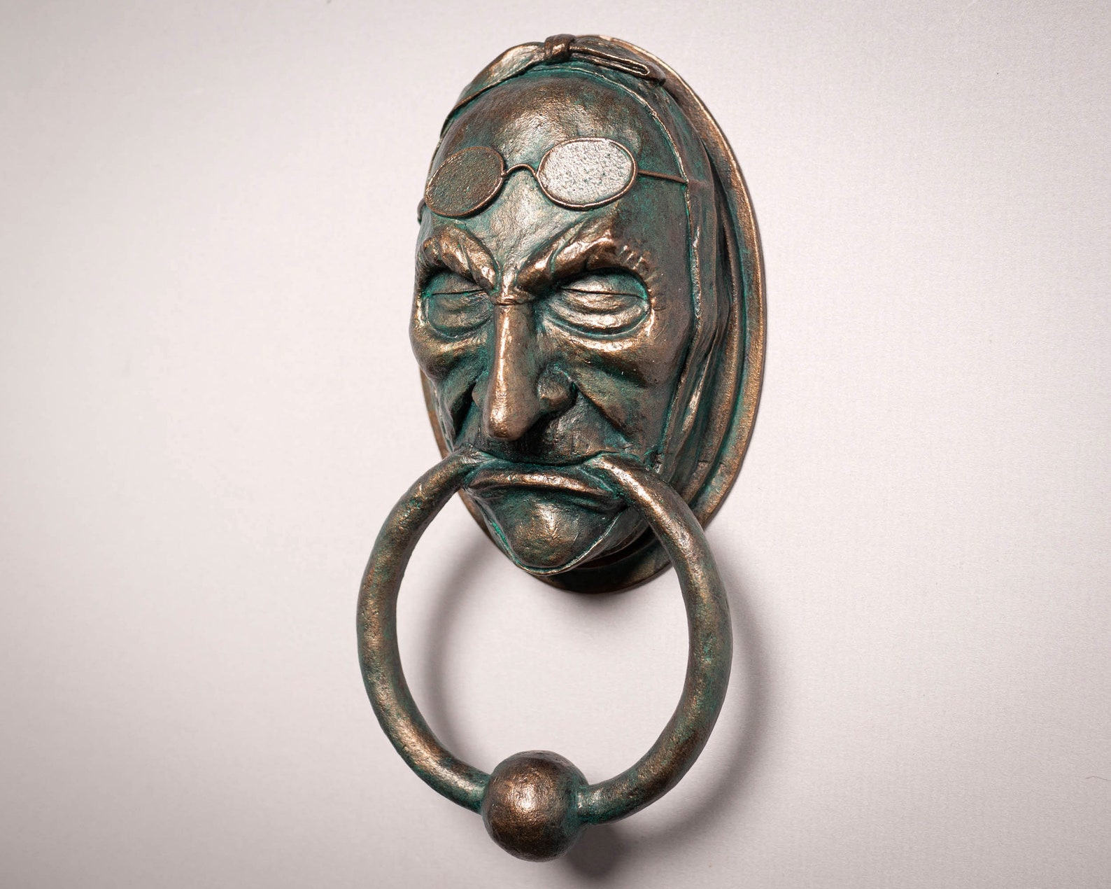 Jacob Marley Door Knocker Replica Faux Metal Finish A | Etsy