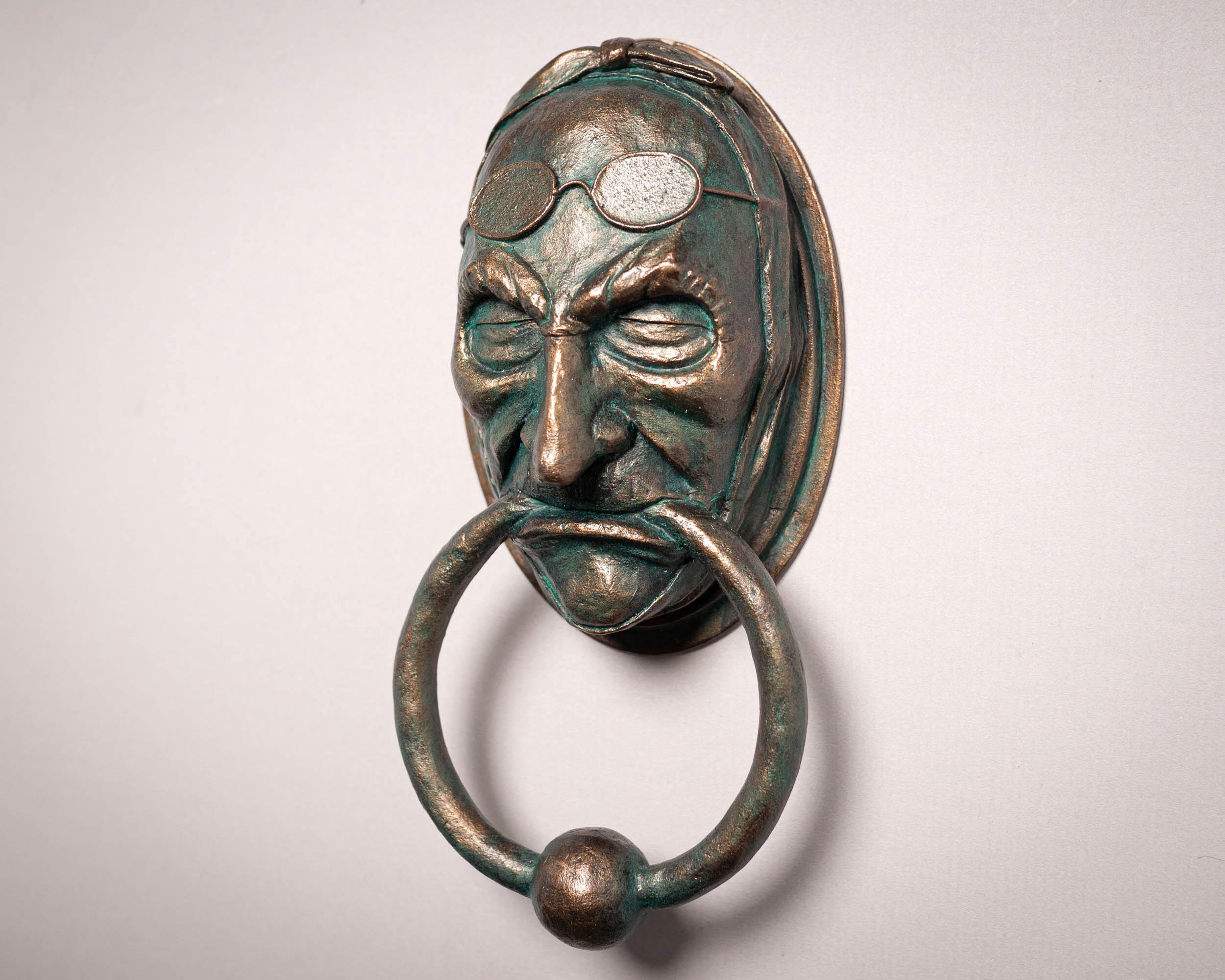 Jacob Marley Door Knocker Replica Faux Metal Finish A | Etsy