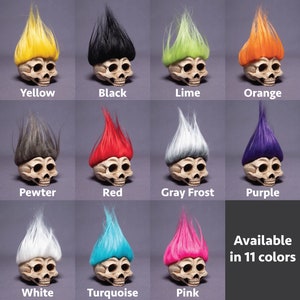 Troll Skull Handmade Resin Art - Etsy