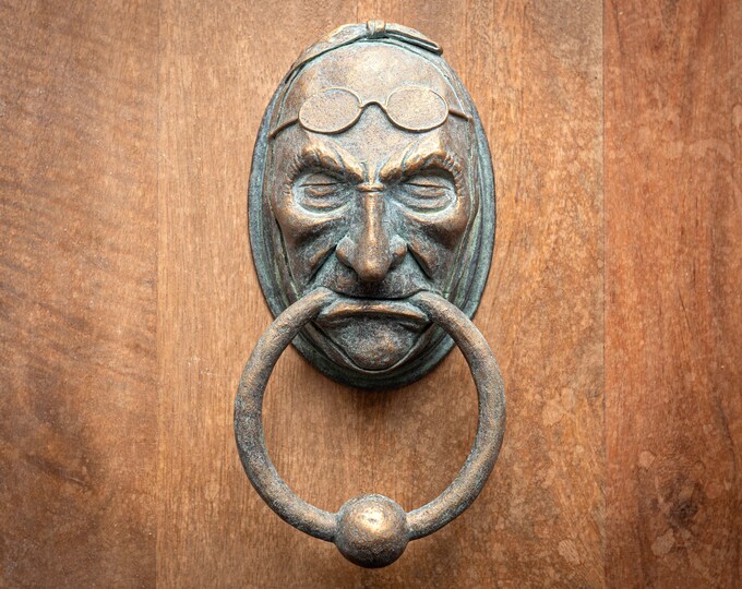 Jacob Marley Door Knocker Replica Faux Metal Finish A - Etsy