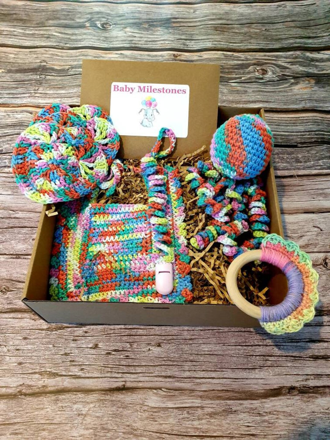 Baby Gift Hamper - Baby Box - Octopus Teddy - Baby Rainbow Set - NICU ...