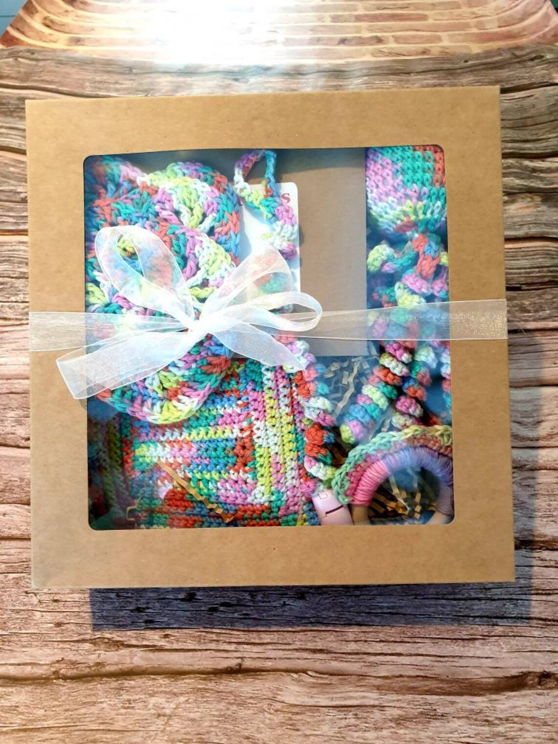 Baby Gift Hamper - Baby Box - Octopus Teddy - Baby Rainbow Set - NICU ...