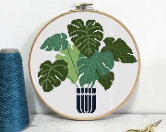 Fern Cross Stitch | Etsy