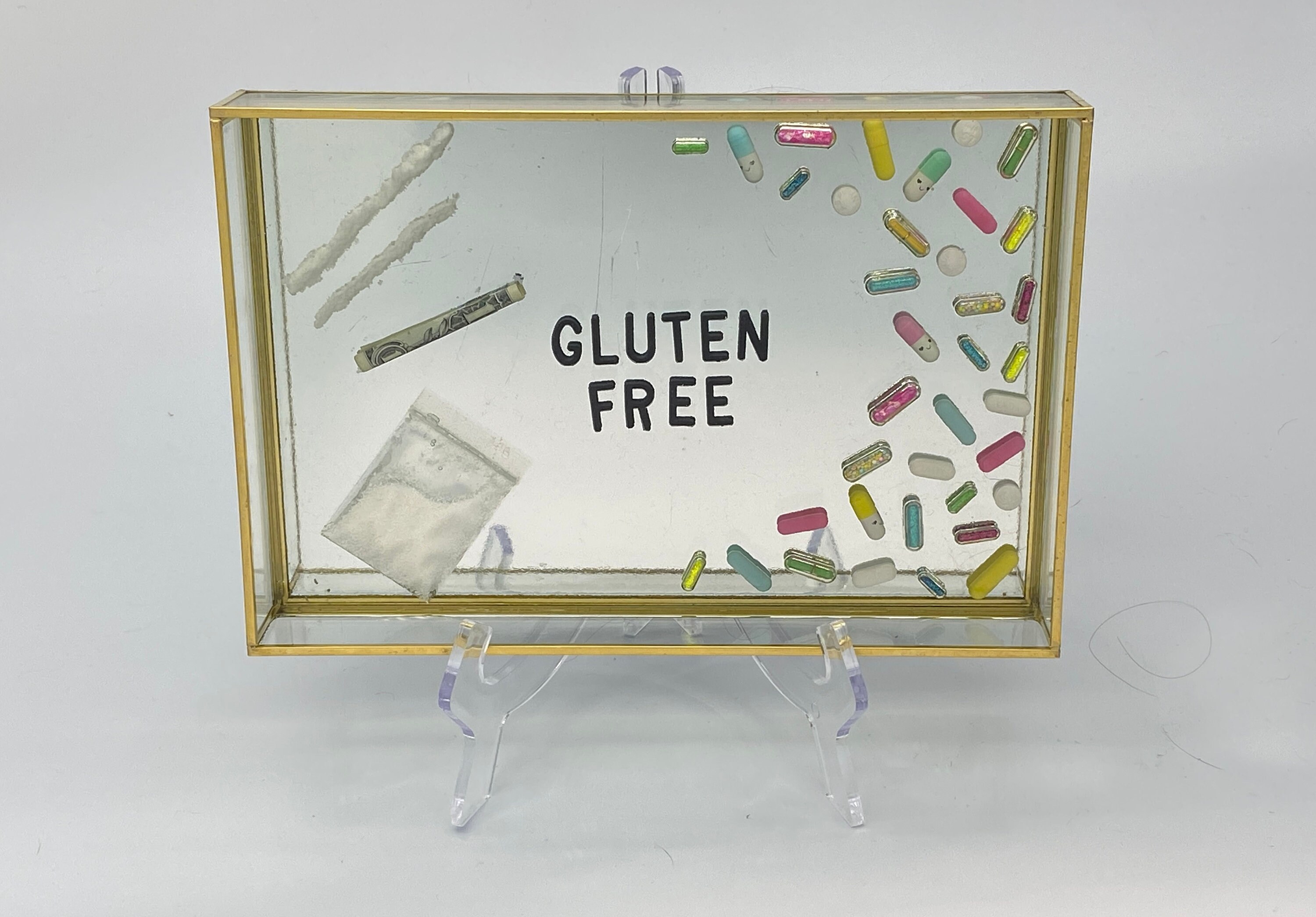 Custom Drug Tray With Cocaine Mirror | SHARING IS CARING | Funny Coffee ...