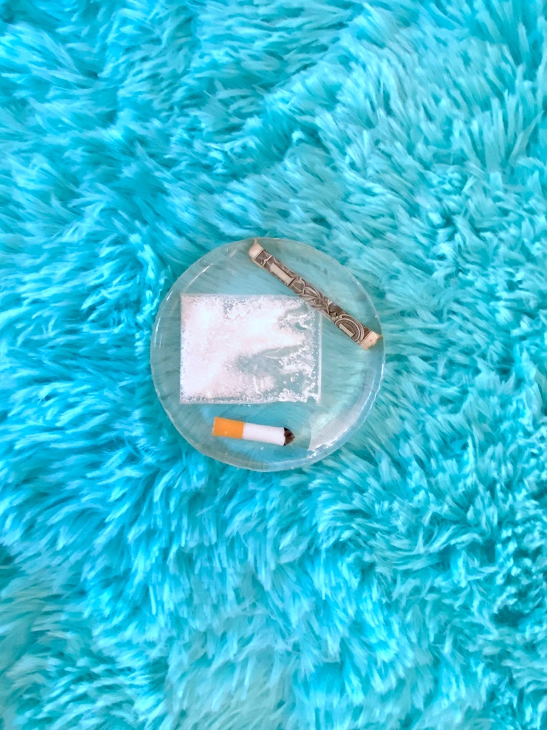 Transparent Cocaine Table Art Funny Drug Decor Weird Gifts - Etsy