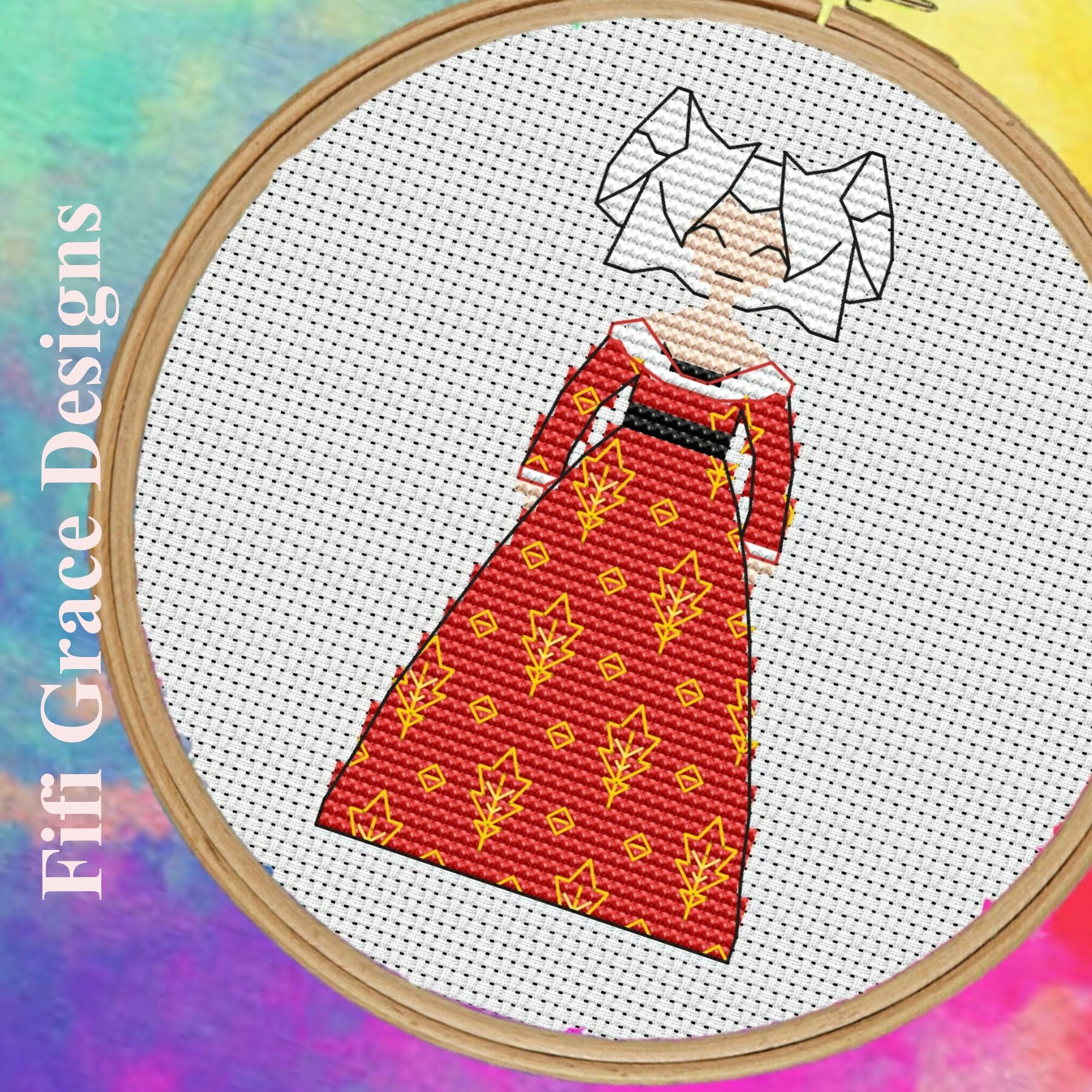 Medieval Costume Cross Stitch Pattern | Etsy