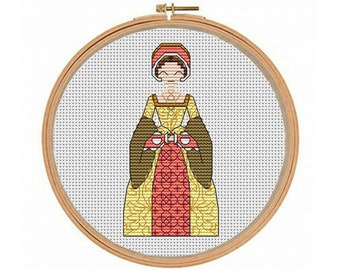 Cross Stitch Design 'henry VIII'. - Etsy