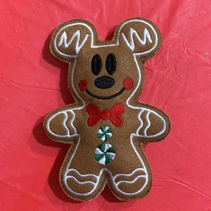 Gingerbread Mickey Felt Stuffie - Etsy