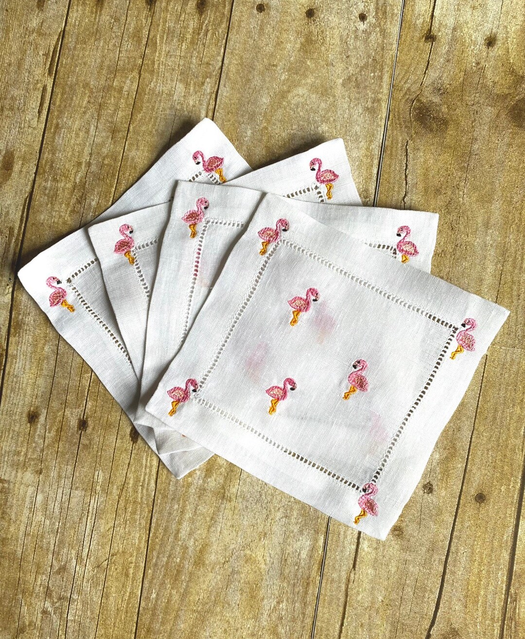 Flamingo Cocktail Napkins - Etsy