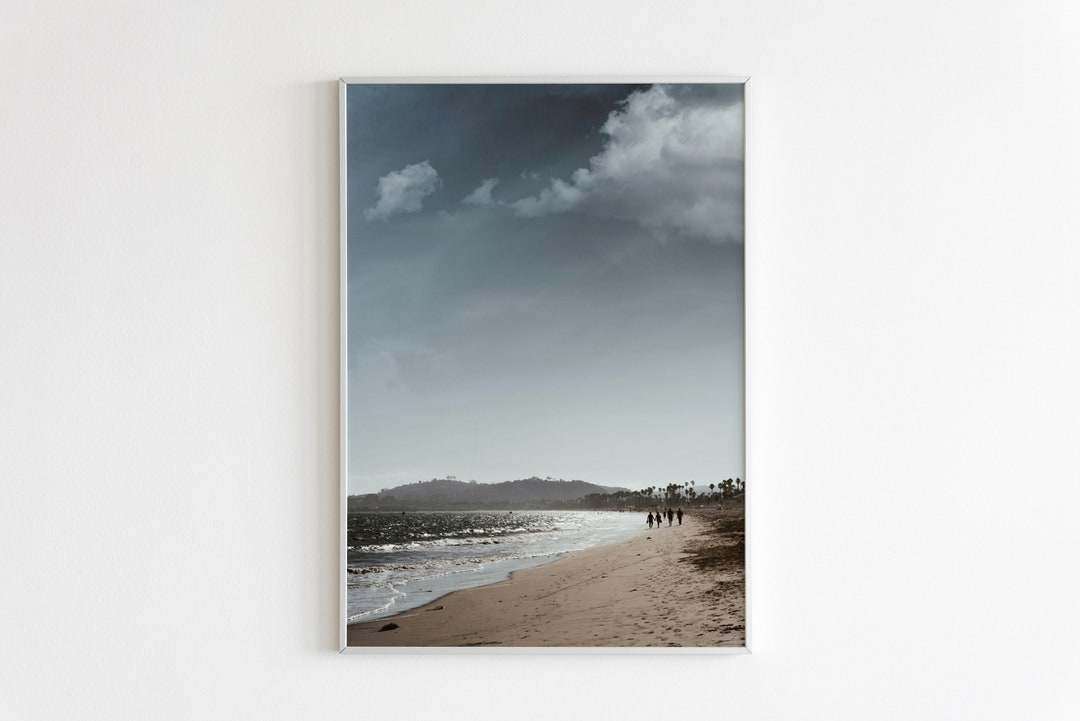 Beach Art Neutral Coastal Poster Neutral Coastal Decor - Etsy