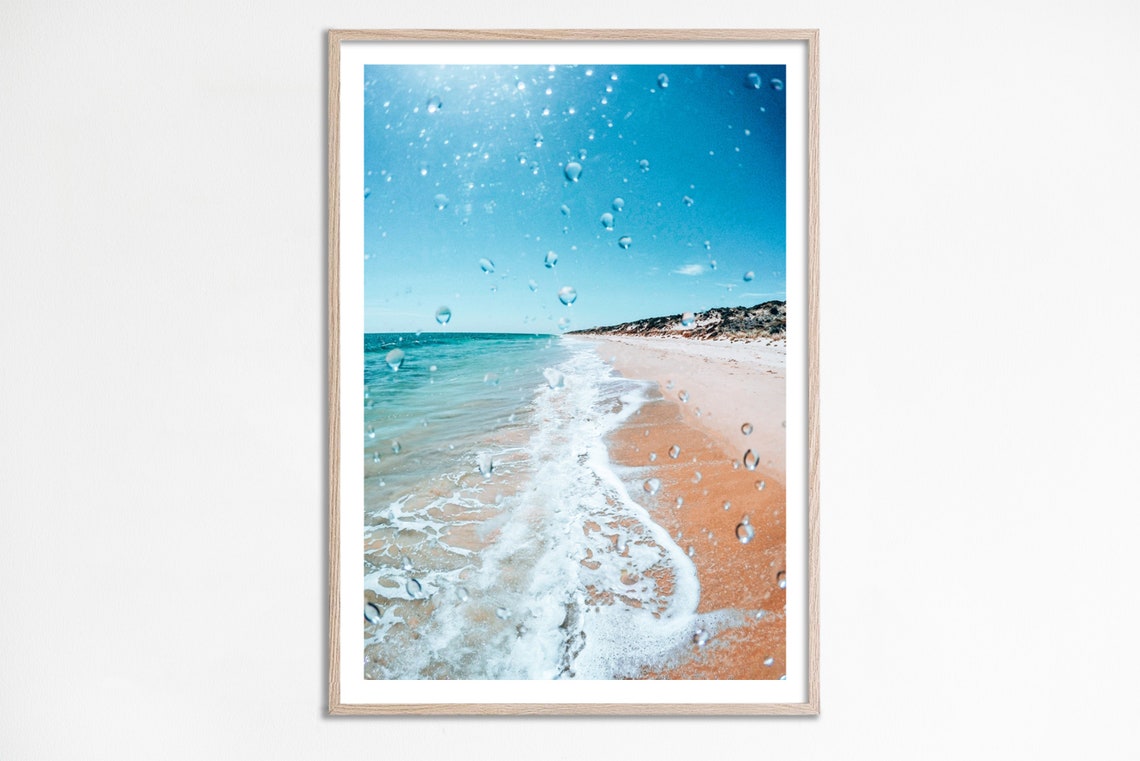 Summer Beach Print Ocean Waves Wall Art Coastal Printable - Etsy