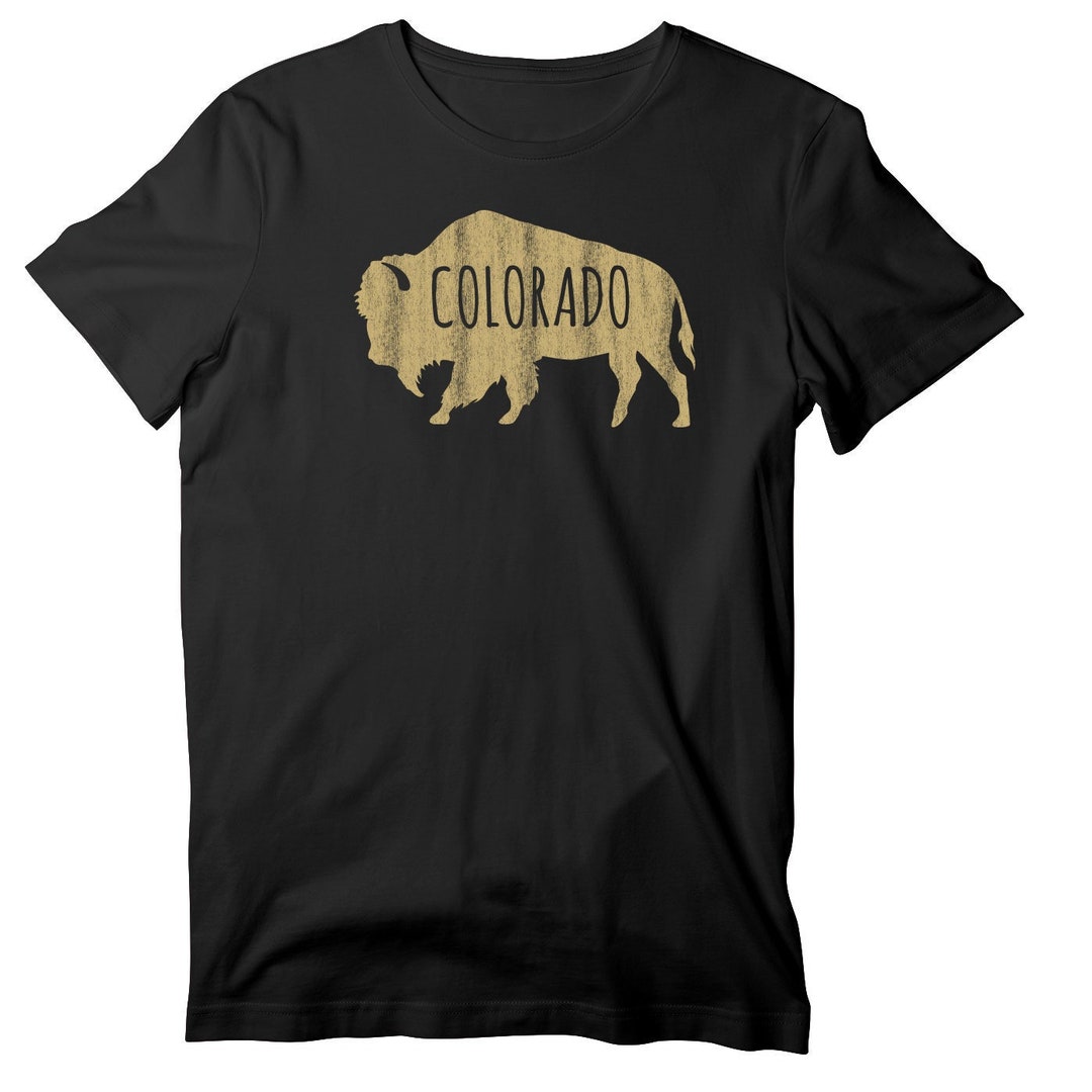Vintage Colorado Game Day Buffalo T-shirt, Distressed Colorado ...