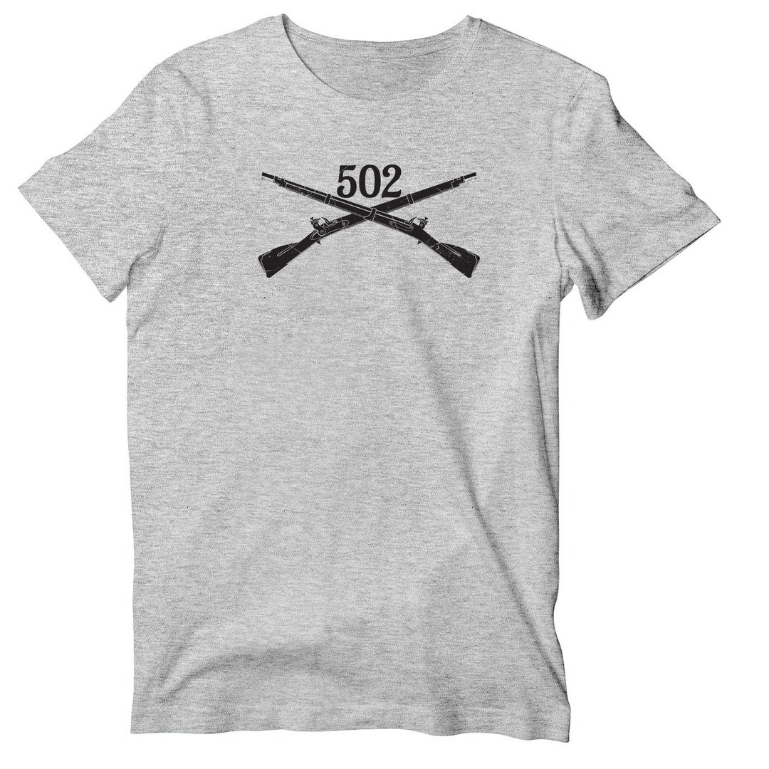 502nd Infantry Short Sleeve T-shirt, Five-oh Deuce Shirt - Etsy