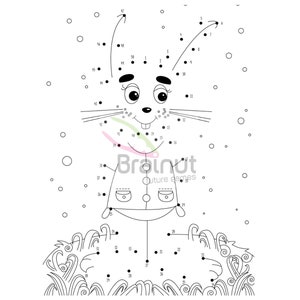 Easter Connecting the Dots | Easter Bunny| Easter Color Pages |easter ...